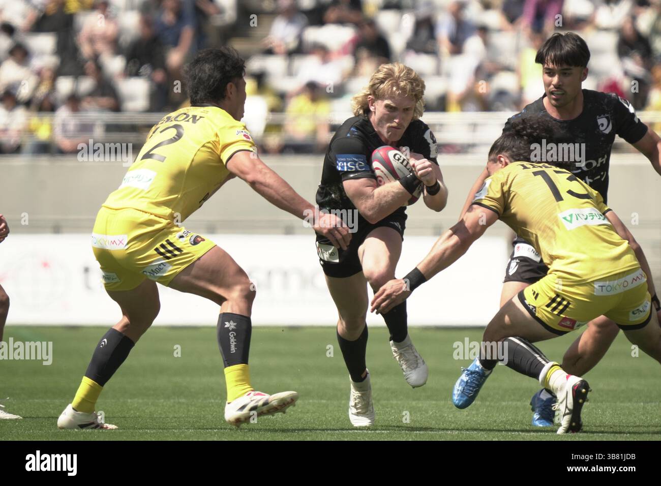 BlackRams' Isaac Lucas during the 2024-25 Japan Rugby League One match between Tokyo Suntory ...