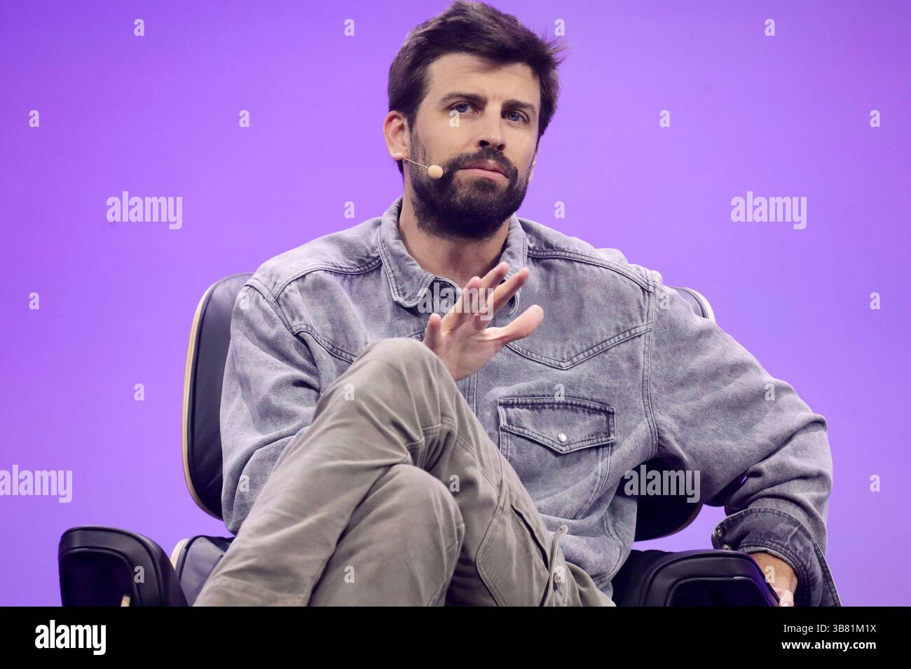 Gerard Pique beim OMR Festival 2025 in den Messehallen. Hamburg, 06.05. ...