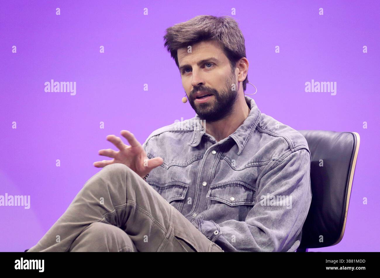 Gerard Pique beim OMR Festival 2025 in den Messehallen. Hamburg, 06.05. ...