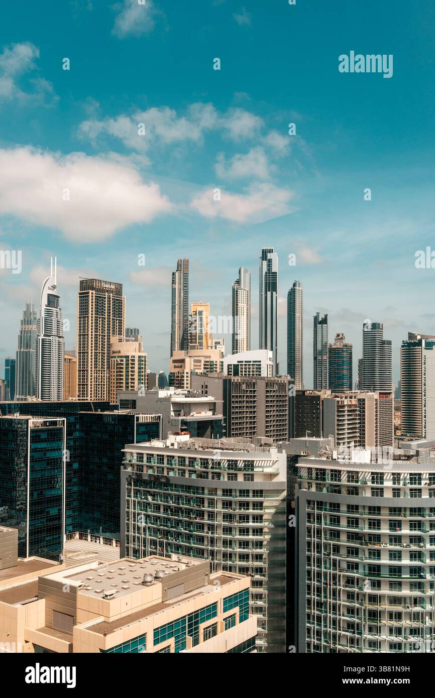 Dubai, UAE - April 30, 2026: Architecture of Dubai. Modern skyscrapers ...