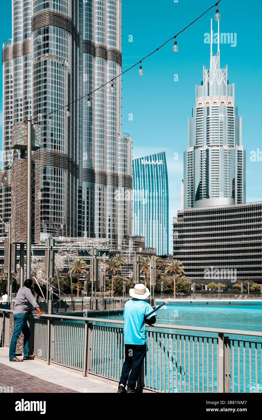 Dubai, UAE - April 30, 2026: Asian Migrant Worker on the Streets of ...