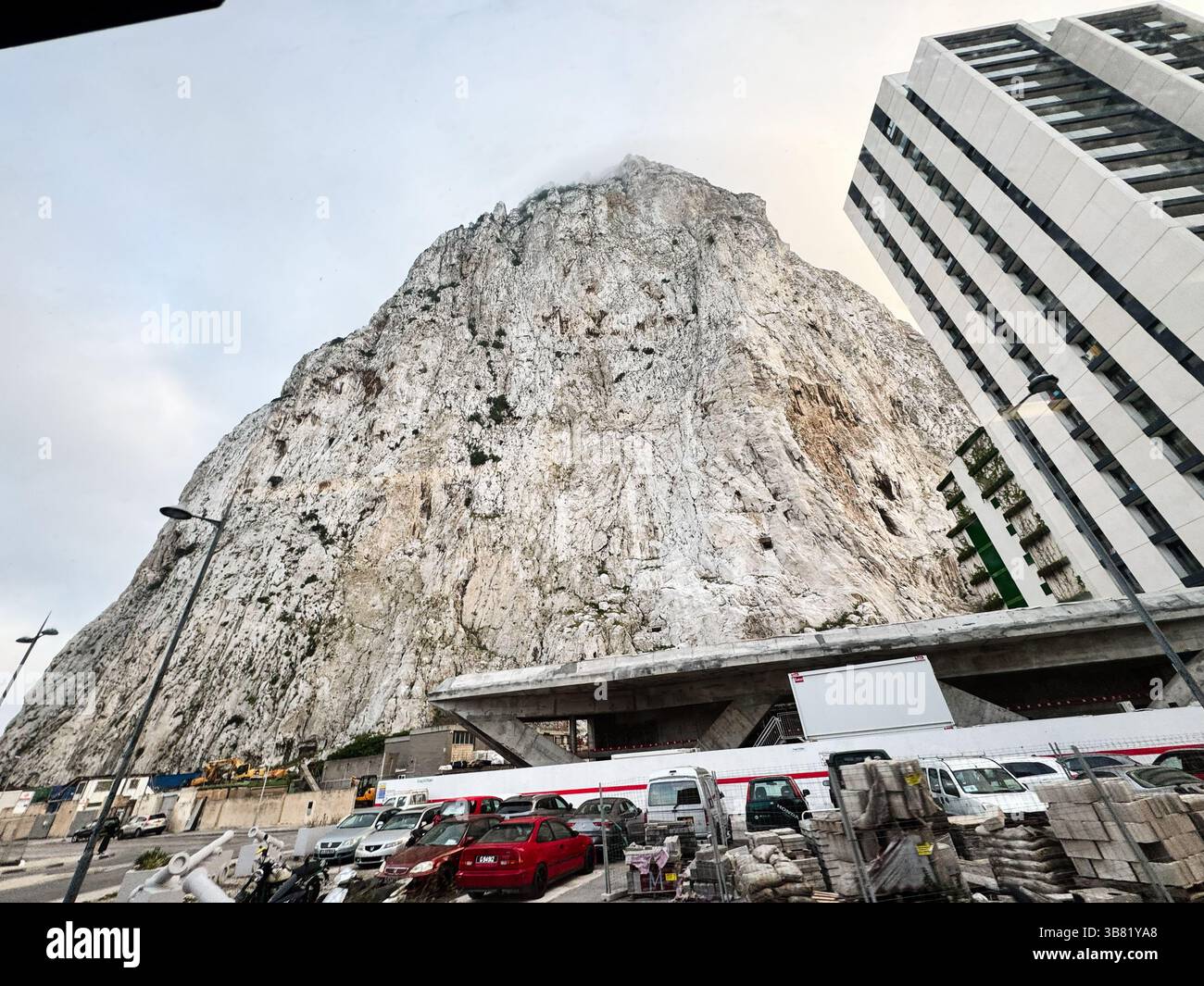 Gibraltar, UK - May 01, 2025: The iconic limestone Gibraltar Rock ...