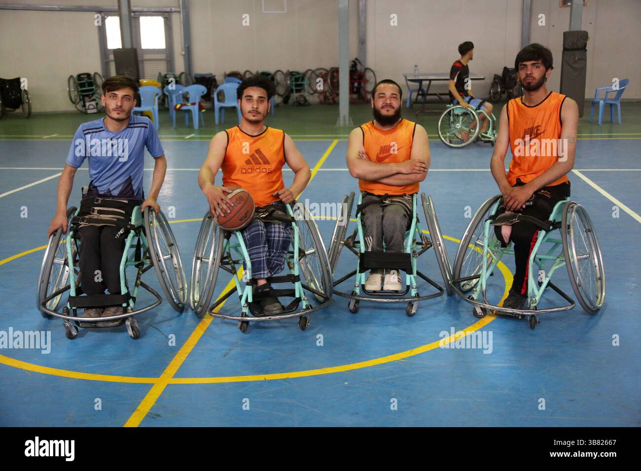Kabul, Afghanistan. 5th May, 2025. Zahid Allah (1st R) and his ...