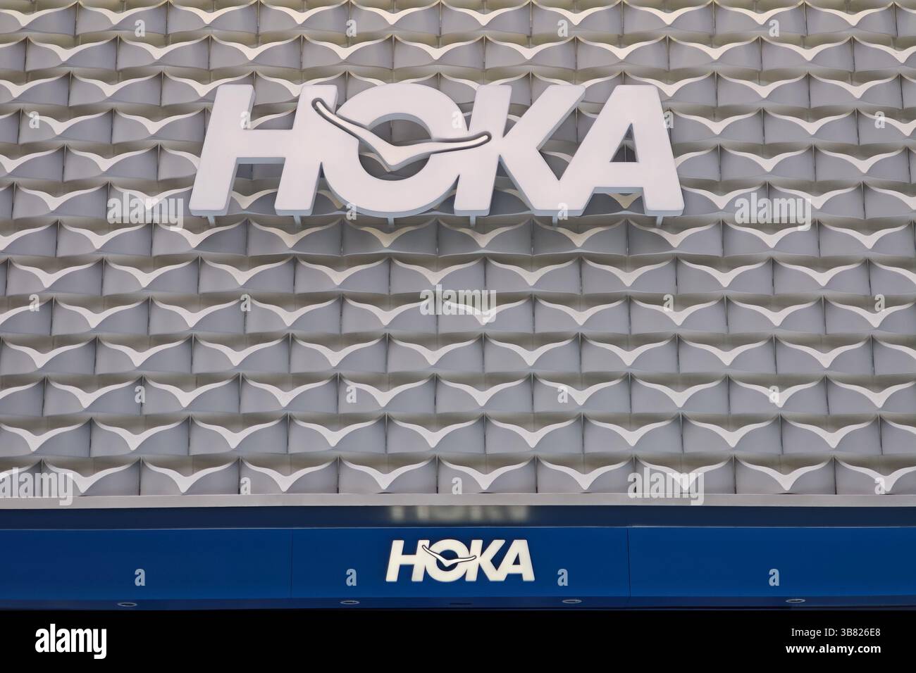 SHANGHAI, CHINA - MAY 7, 2025 - A newly opened HOKA flagship store in ...