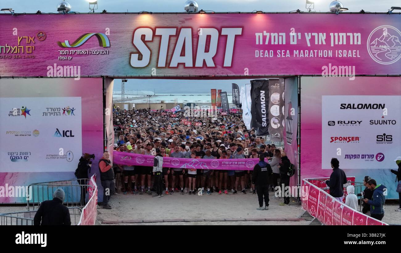 February 2, 2024, Ein Bokek, Israel: In a sporting show of resilience and unity and in the ...