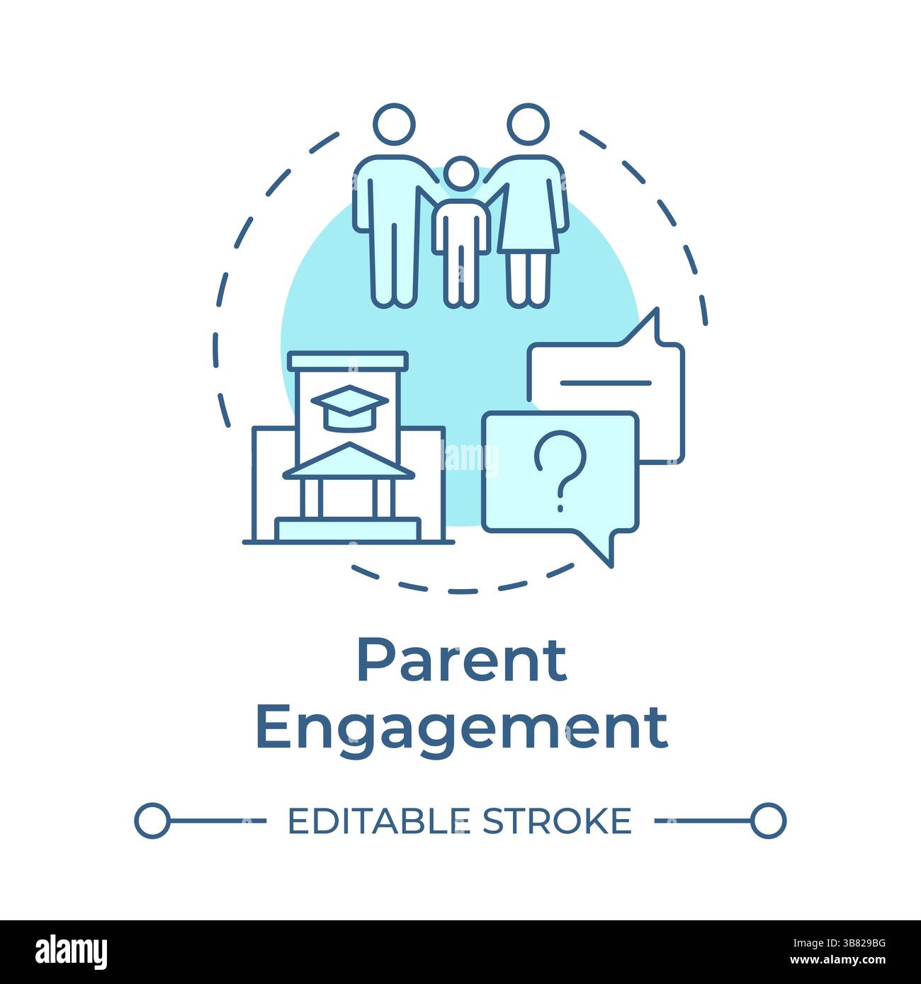 Parent engagement Cut Out Stock Images & Pictures - Alamy