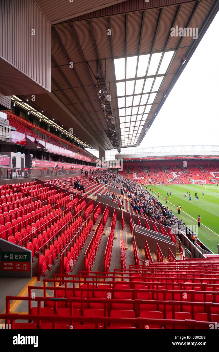 Liverpool FC v Everton FC Barclays Womens Super League. ANFIELD STADIUM ...