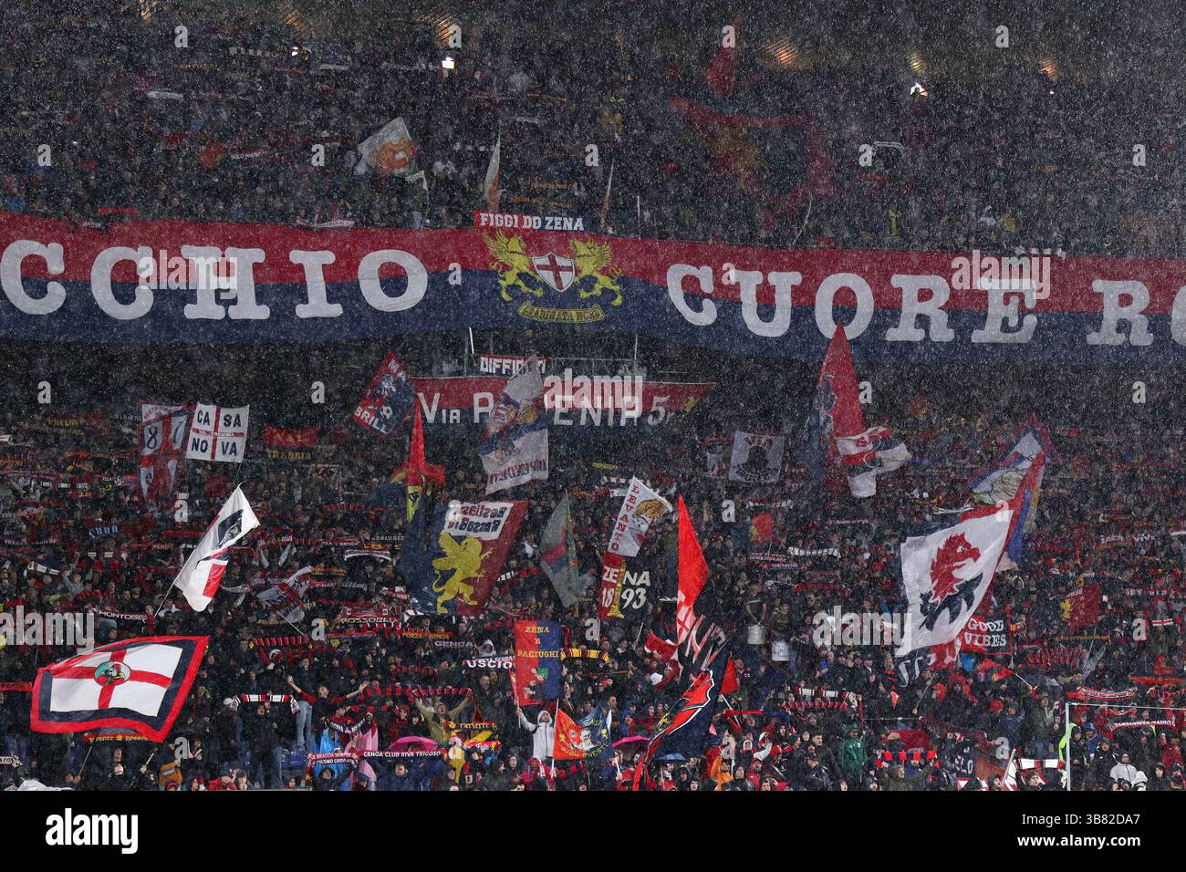 Genova, Italy. 6th May, 2025. Italy, Genova, 2025 05 05: supporters of ...