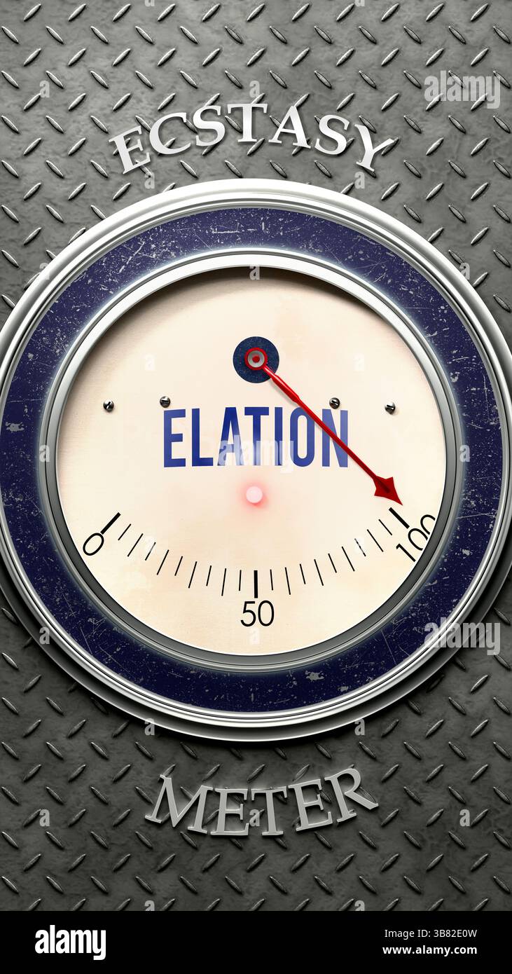 Happiness and joy that is hitting a full scale hi-res stock photography and images - Alamy