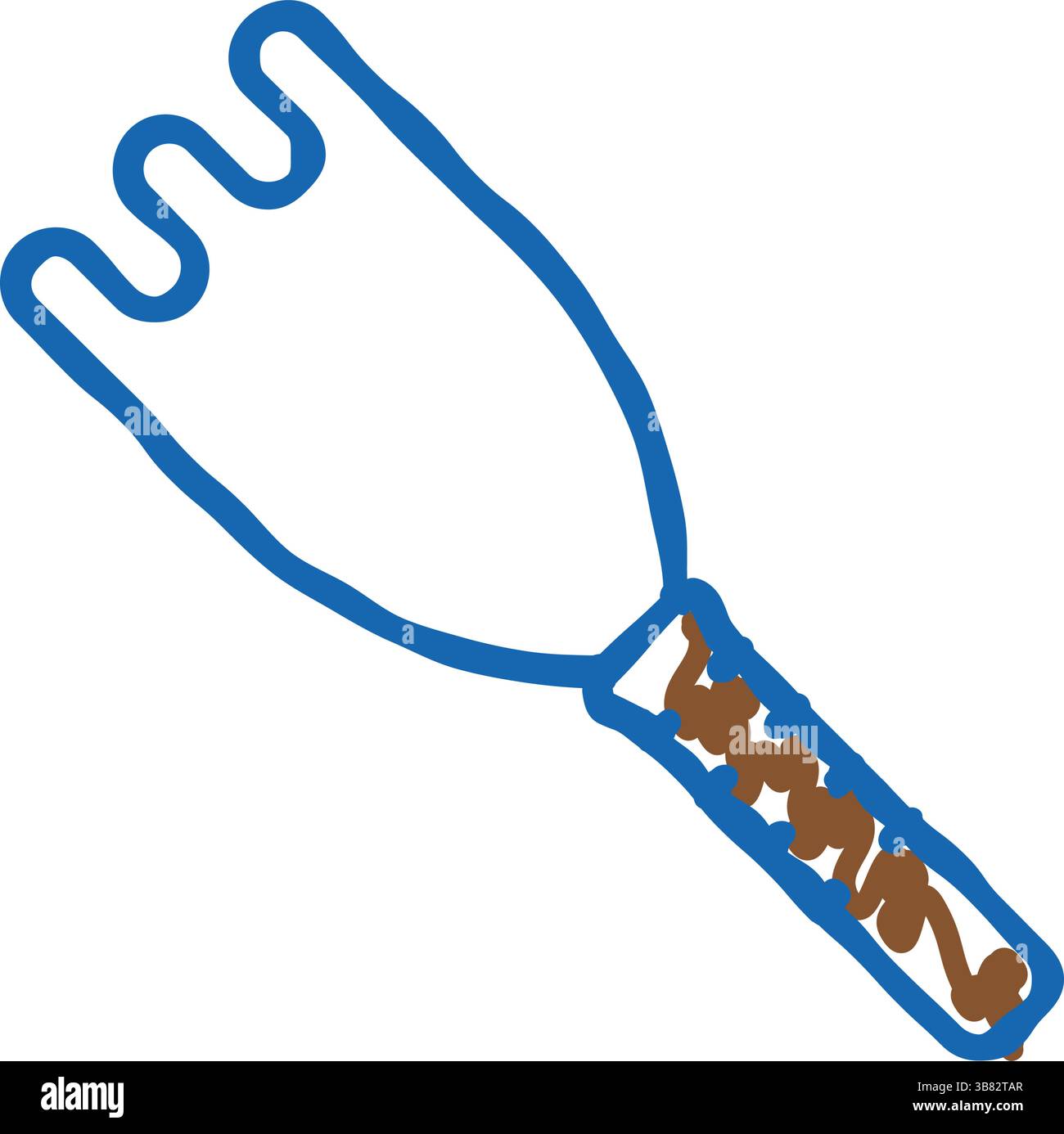 Top view pile potato Stock Vector Images - Alamy