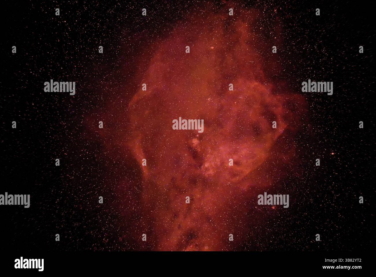 The Gum Nebula photographed using the hydrogen alpha emissions (Ha ...