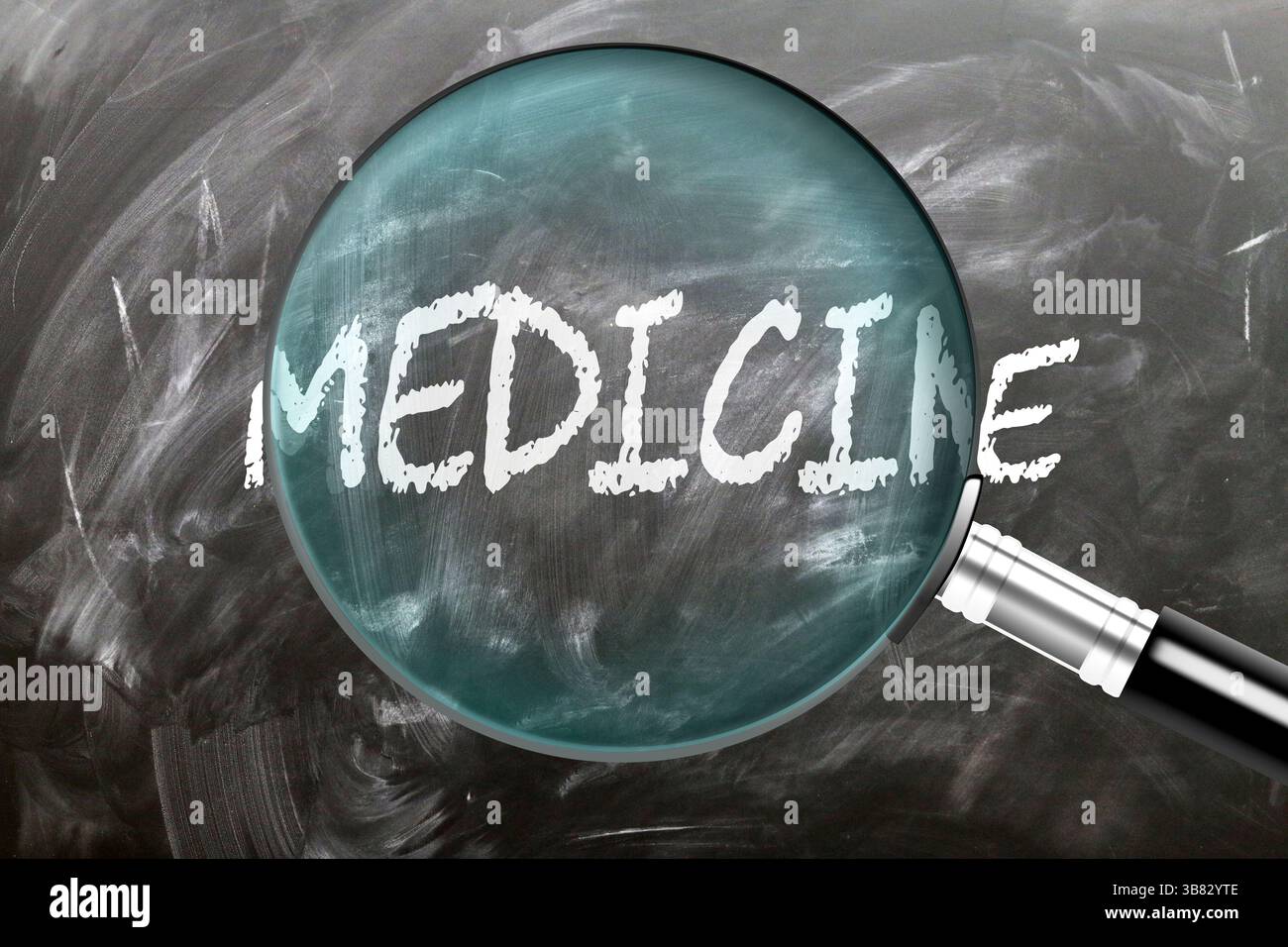 Medicine - learn, study and inspect it. Taking a closer look at ...