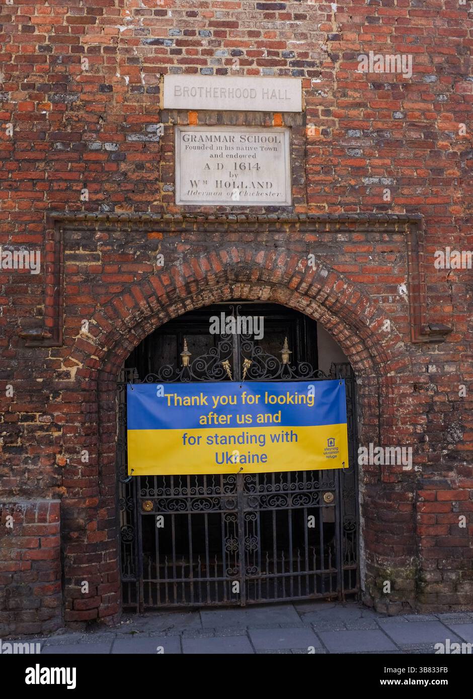 Brotherhood Hall at Steyning Grammar School with Stand Up for Ukraine ...