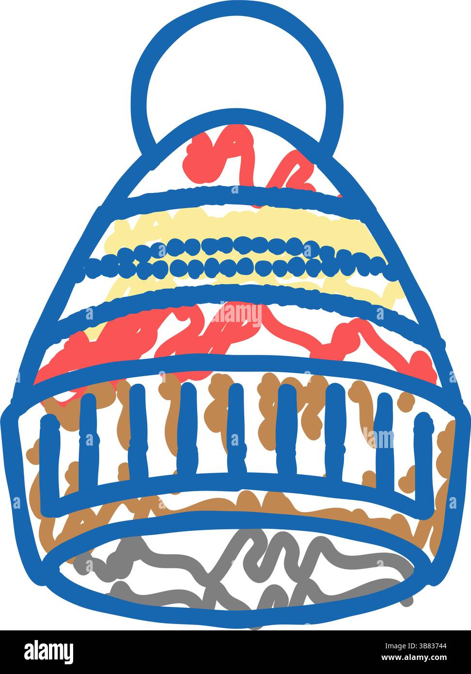 Bobble hat vector Cut Out Stock Images & Pictures - Alamy