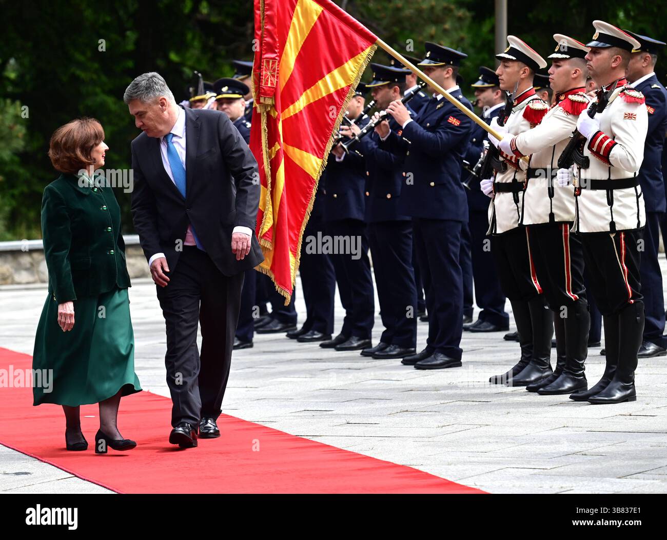 President of North Macedonia Gordana Siljanovska Davkova and her ...