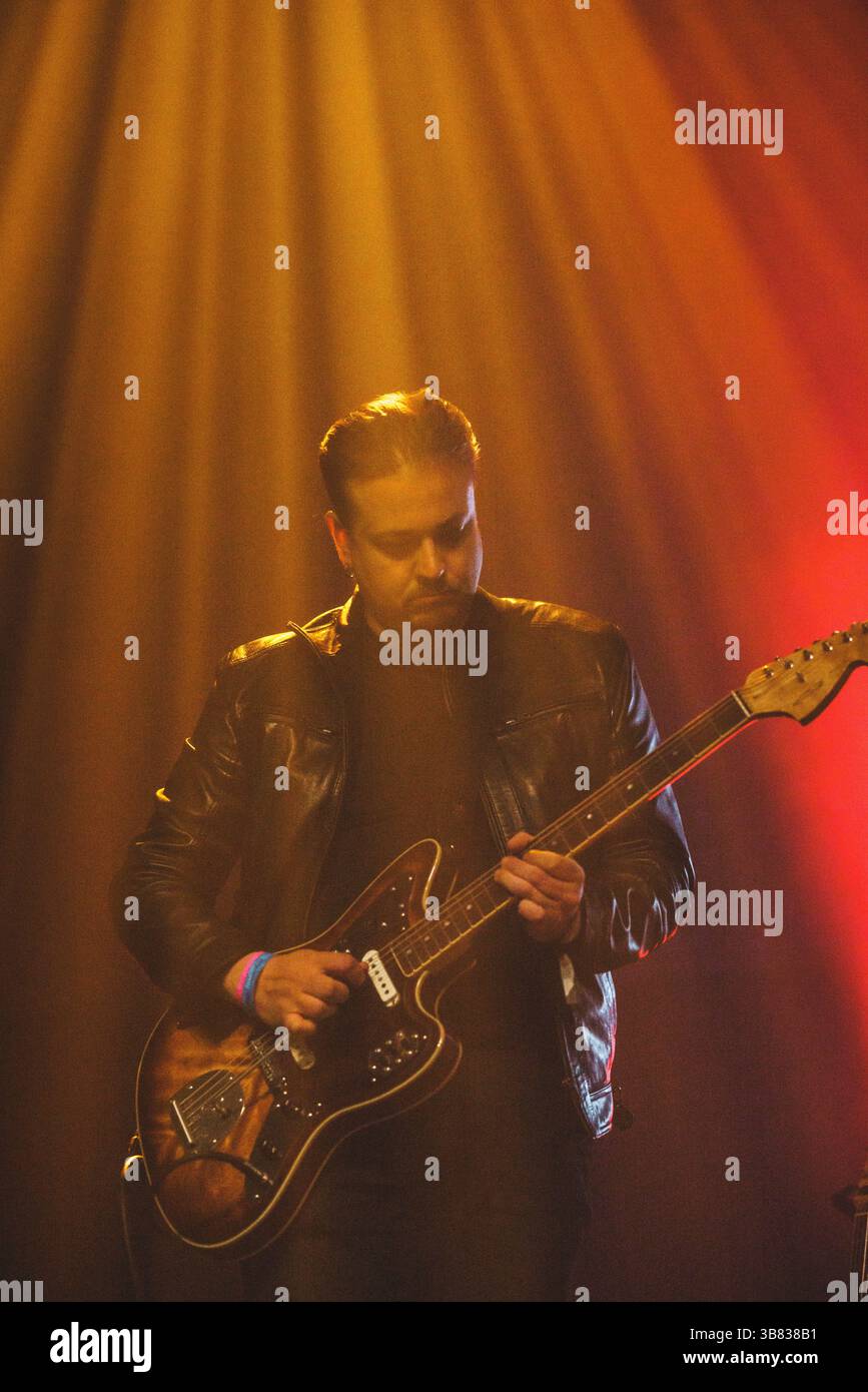 Tilburg, Netherlands. 20th, April 2025. The Finnish band Haunted Plasma ...