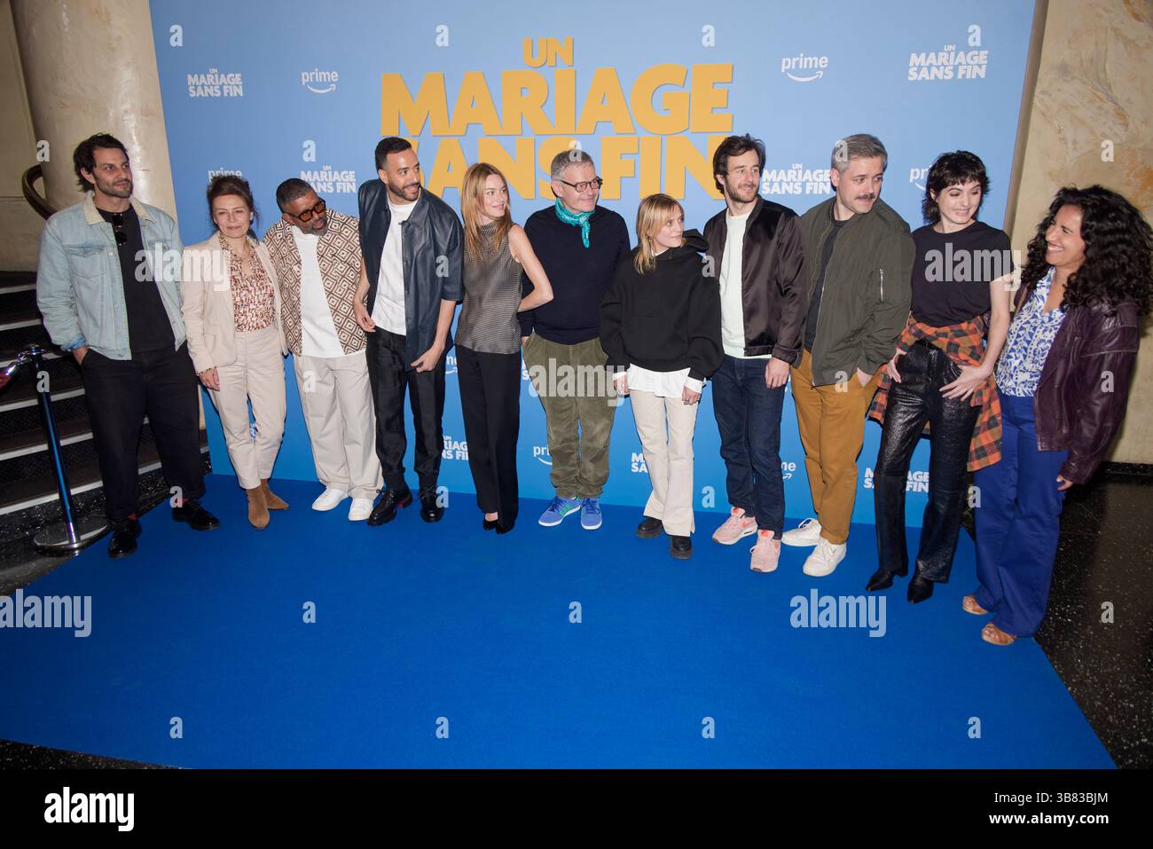 Paris, France. 6th May, 2025. Marc Ruchmann, a guest, Youssef Hajdi ...