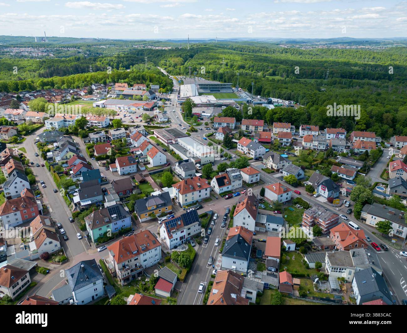 Die Gemeinde Spiesen-Elversberg fotografiert am Dienstag 06.05.2025 ...
