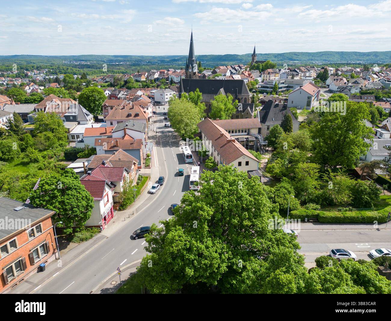 Die Gemeinde Spiesen-Elversberg fotografiert am Dienstag 06.05.2025 ...