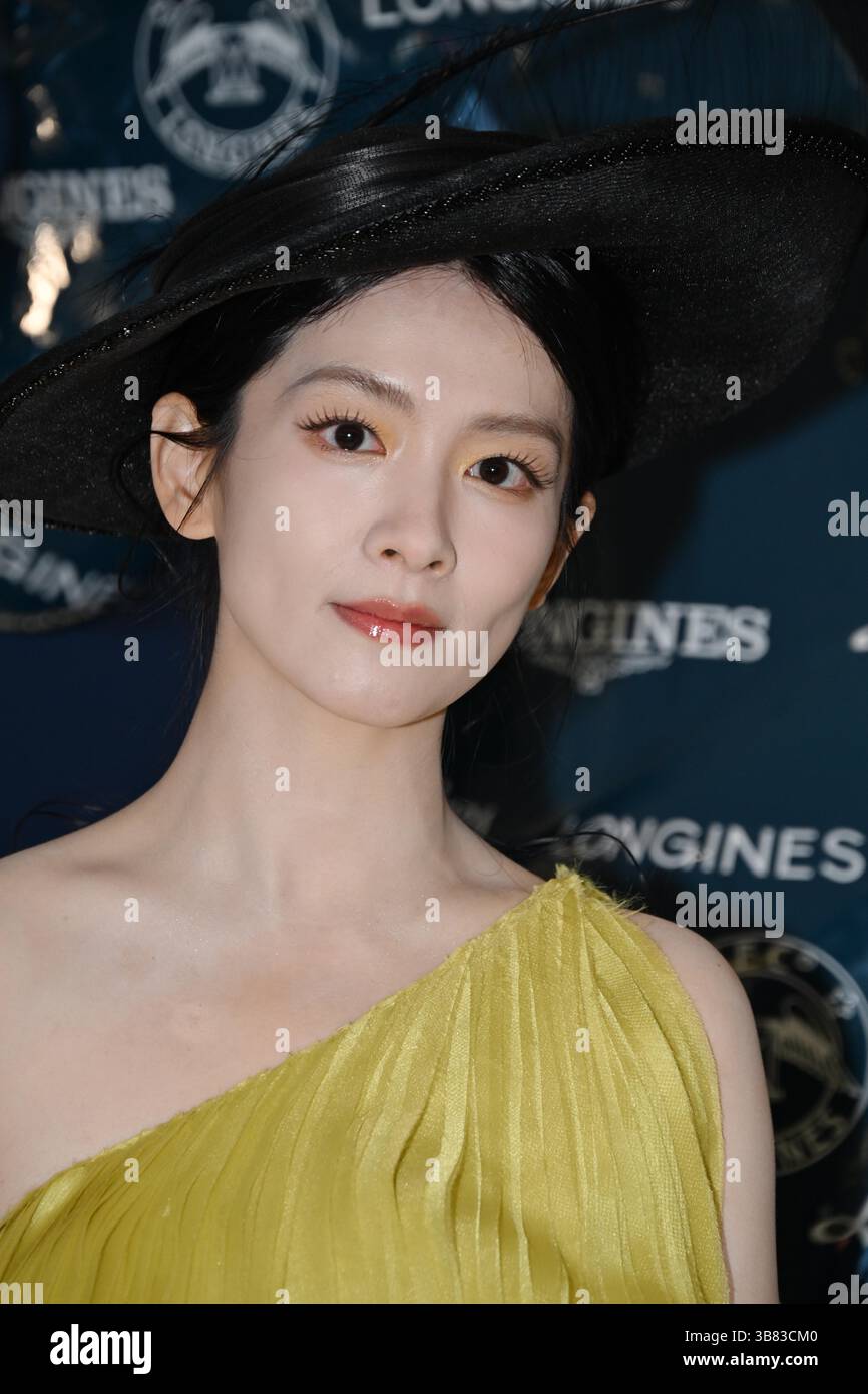 Chinese singer and actress Chen Haoyu attends an activity in Shanghai, China, 4 May, 2025 Stock ...