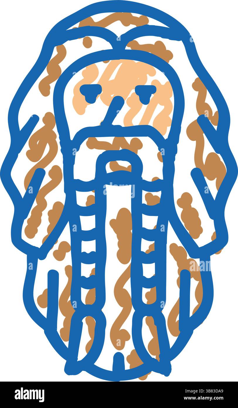 beard viking icon doodle illustration Stock Vector Image & Art - Alamy