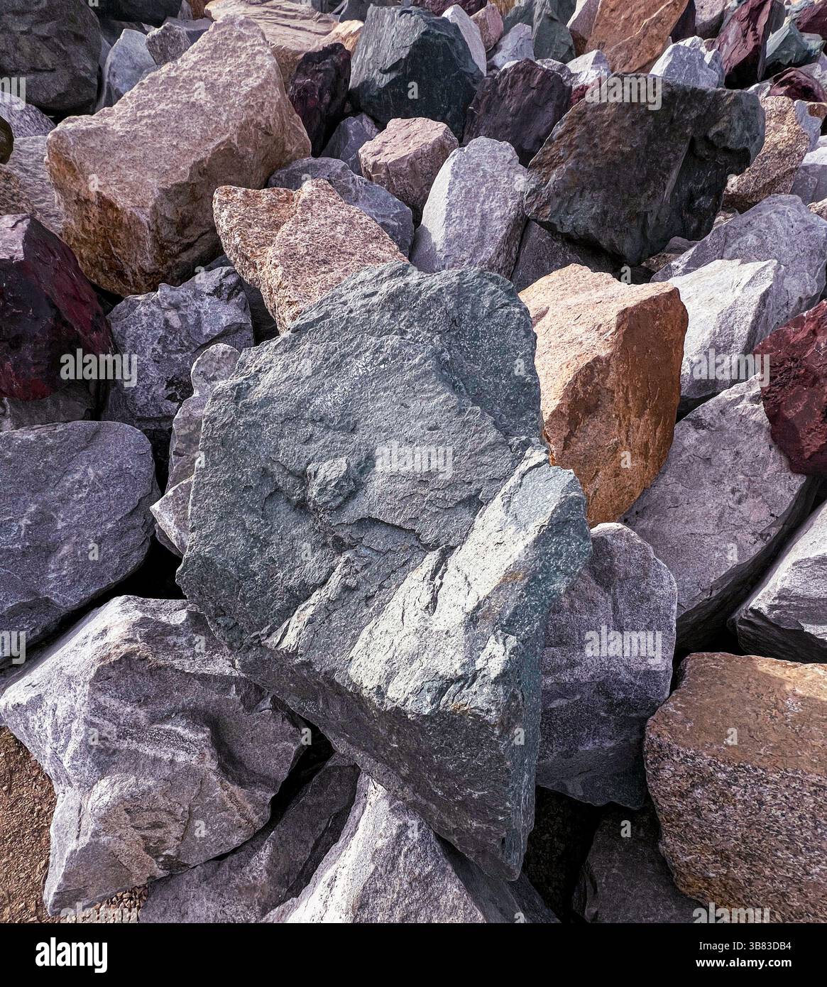 Abstract arrangement of shapes in earthy tones hi-res stock photography ...