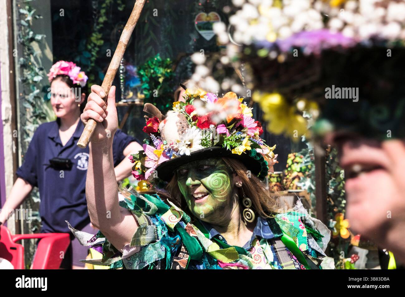 Border Morris Dancers at Glastonbury Beltane 2025 Glastonbury border ...
