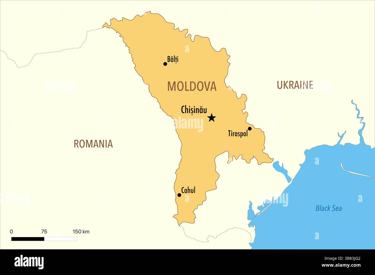 Map of moldova hi-res stock photography and images - Alamy