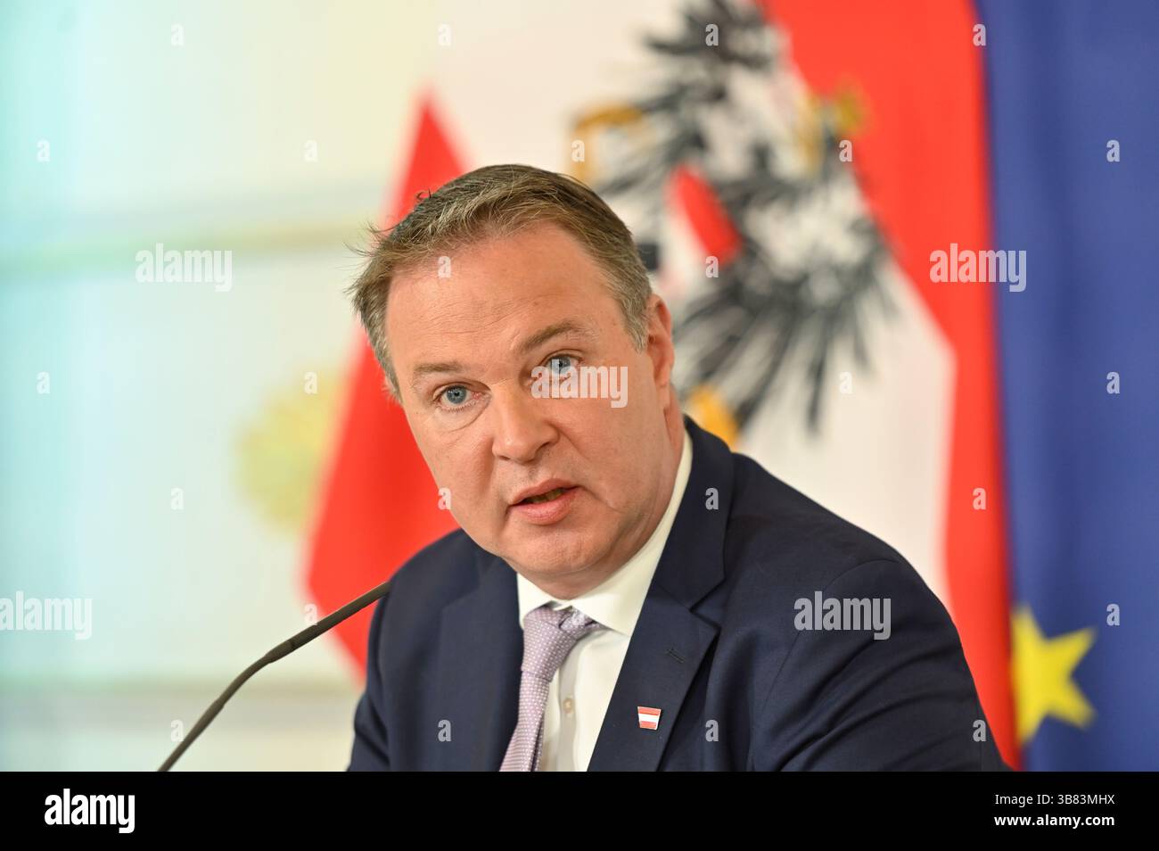 Vienna, Austria. 07th May, 2025. Press foyer after the Council of ...
