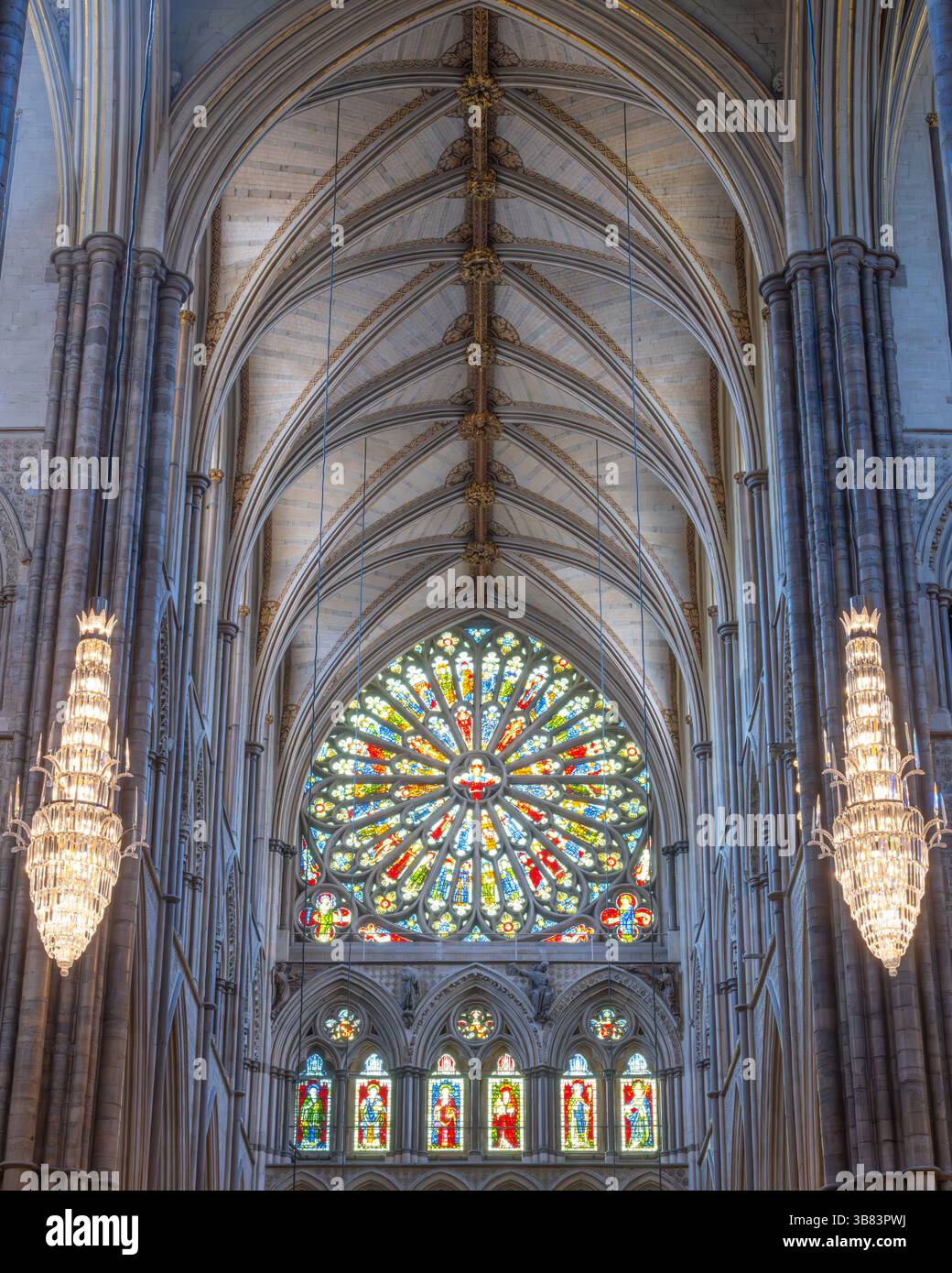 Gaze at the intricate gothic architecture within Westminster Abbey ...