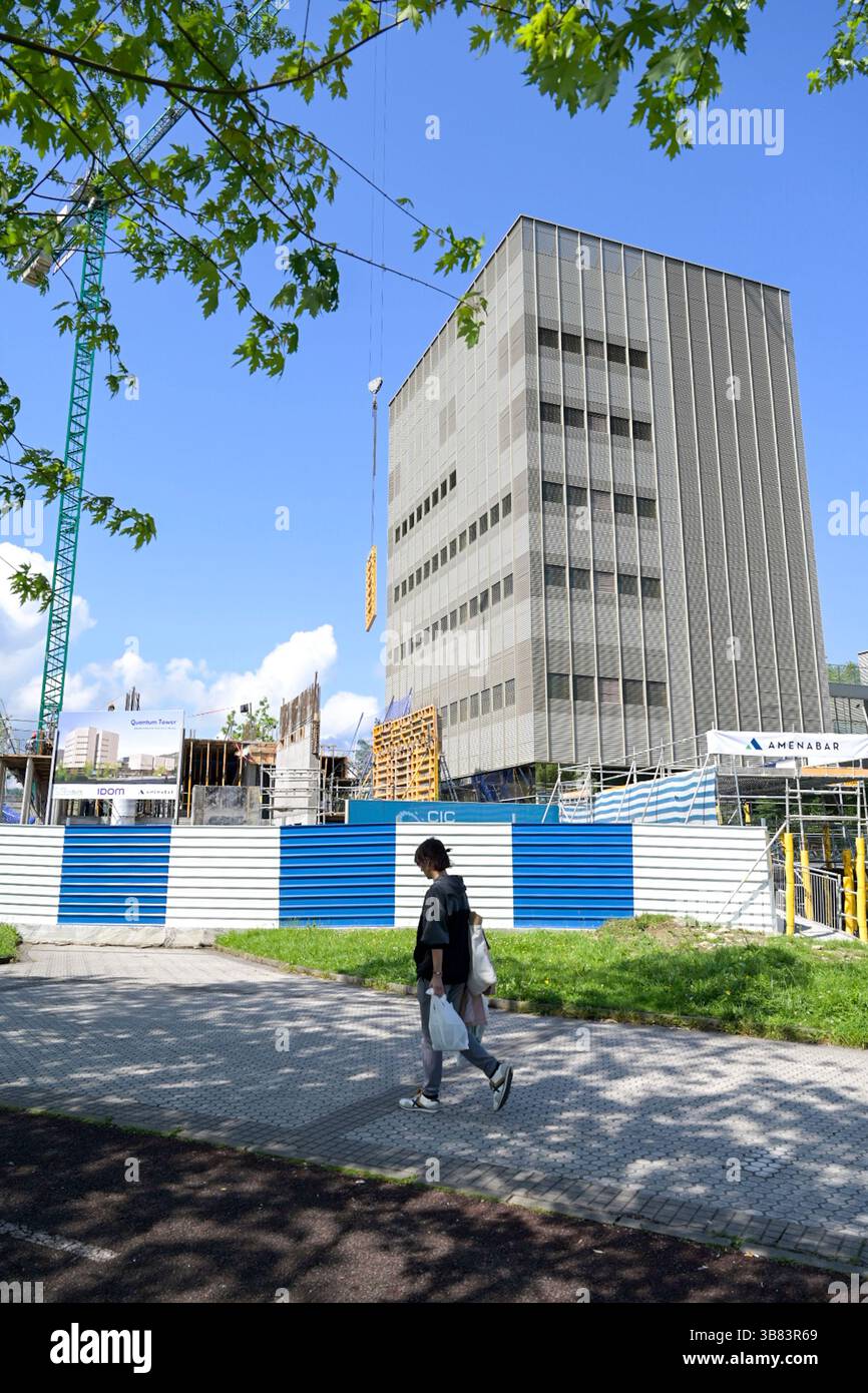 Exterior of the Quantum Tower, at CIC nanoGUNE, on May 7, 2025, in San ...
