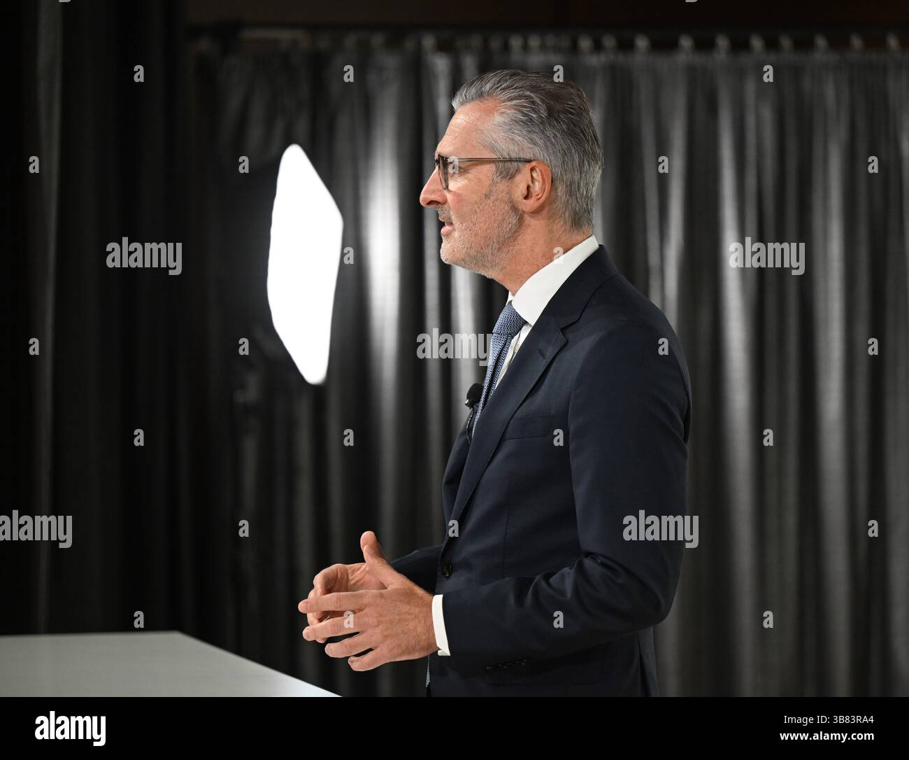 07 May 2025, Baden-Württemberg, Künzelsau: Robert Friedmann, Chairman ...