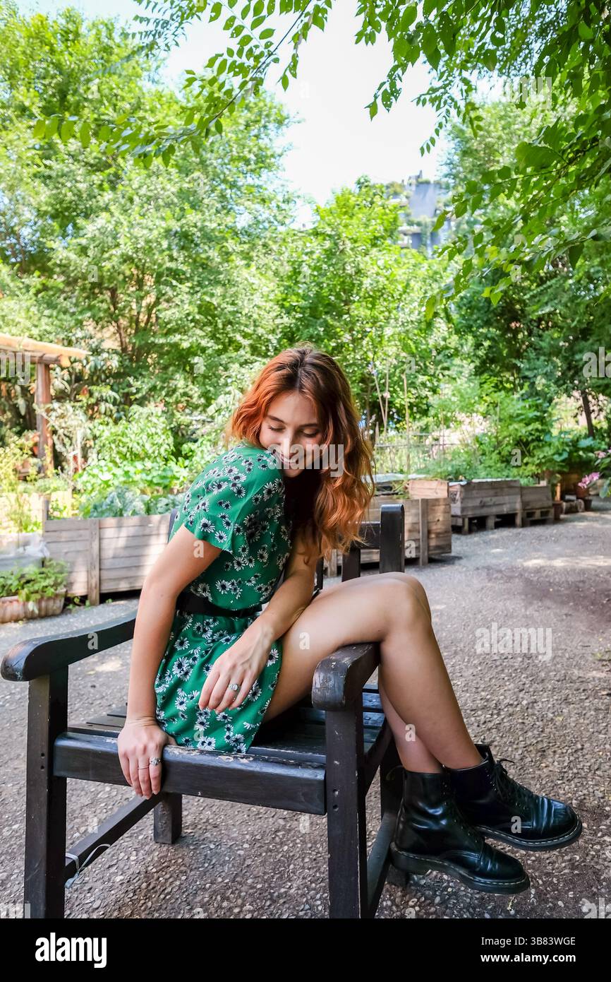 Shy pose hi-res stock photography and images - Alamy