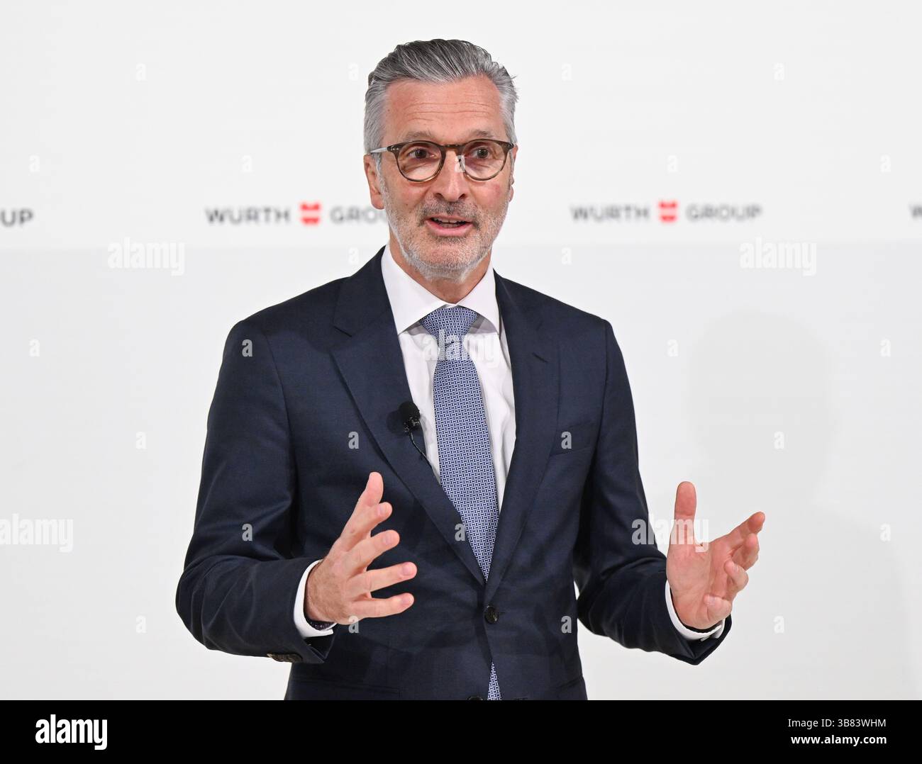 07 May 2025, Baden-Württemberg, Künzelsau: Robert Friedmann, Chairman ...
