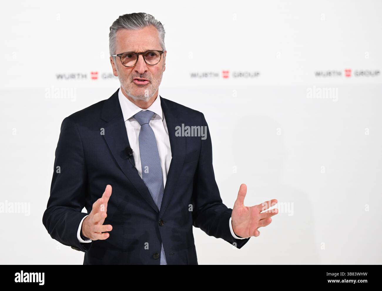 07 May 2025, Baden-Württemberg, Künzelsau: Robert Friedmann, Chairman ...