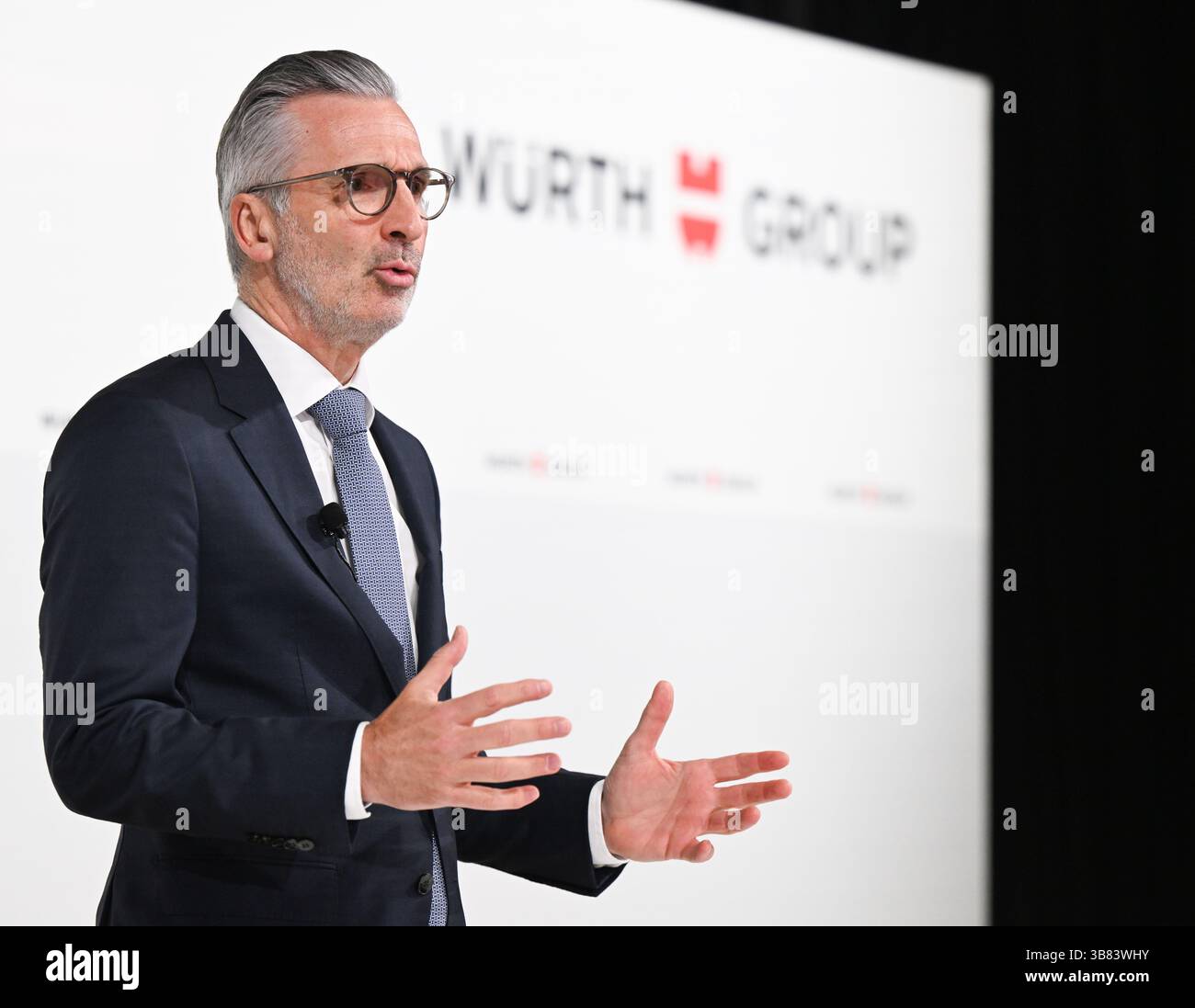 07 May 2025, Baden-Württemberg, Künzelsau: Robert Friedmann, Chairman ...