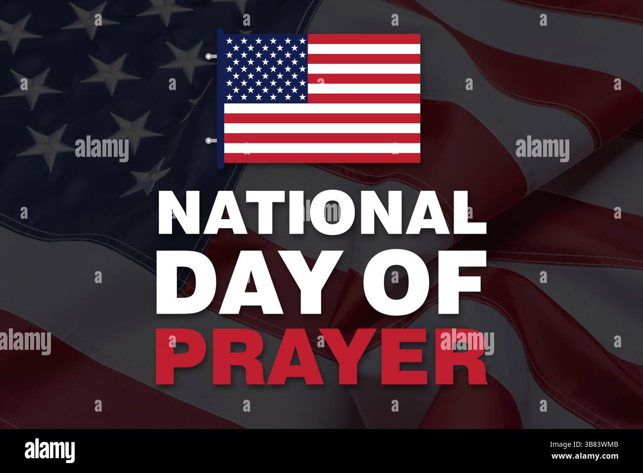 Poster for National Day of Prayer Stock Photo - Alamy