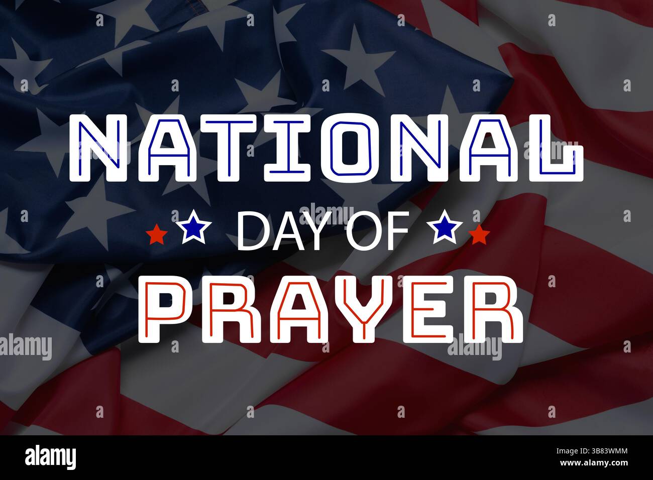 Poster for National Day of Prayer Stock Photo - Alamy