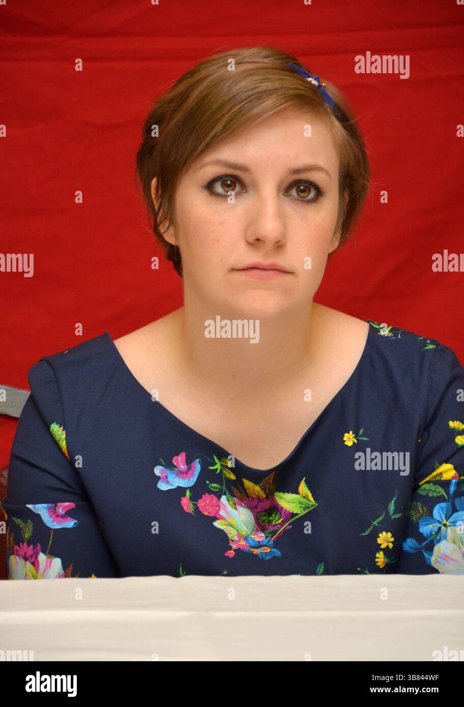Lena Dunham at the press junket for 'Girls' in Los Angeles - 24 June ...