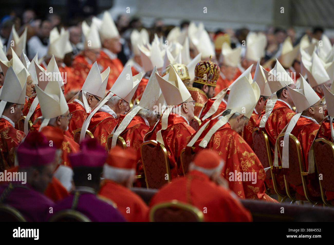 Rome, Italy. 07th May, 2025. Rome Conclave for the election of a new ...