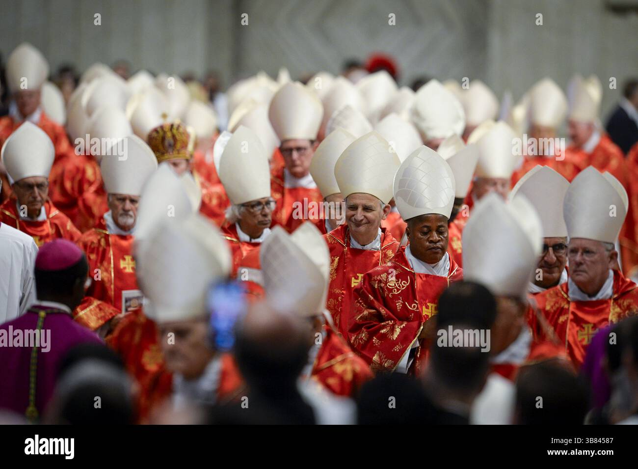 Rome, Italy. 07th May, 2025. Rome Conclave for the election of a new ...