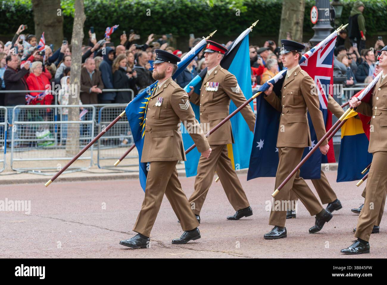 VE Day 80th Anniversary event procession. Commonwealth of Nations ...