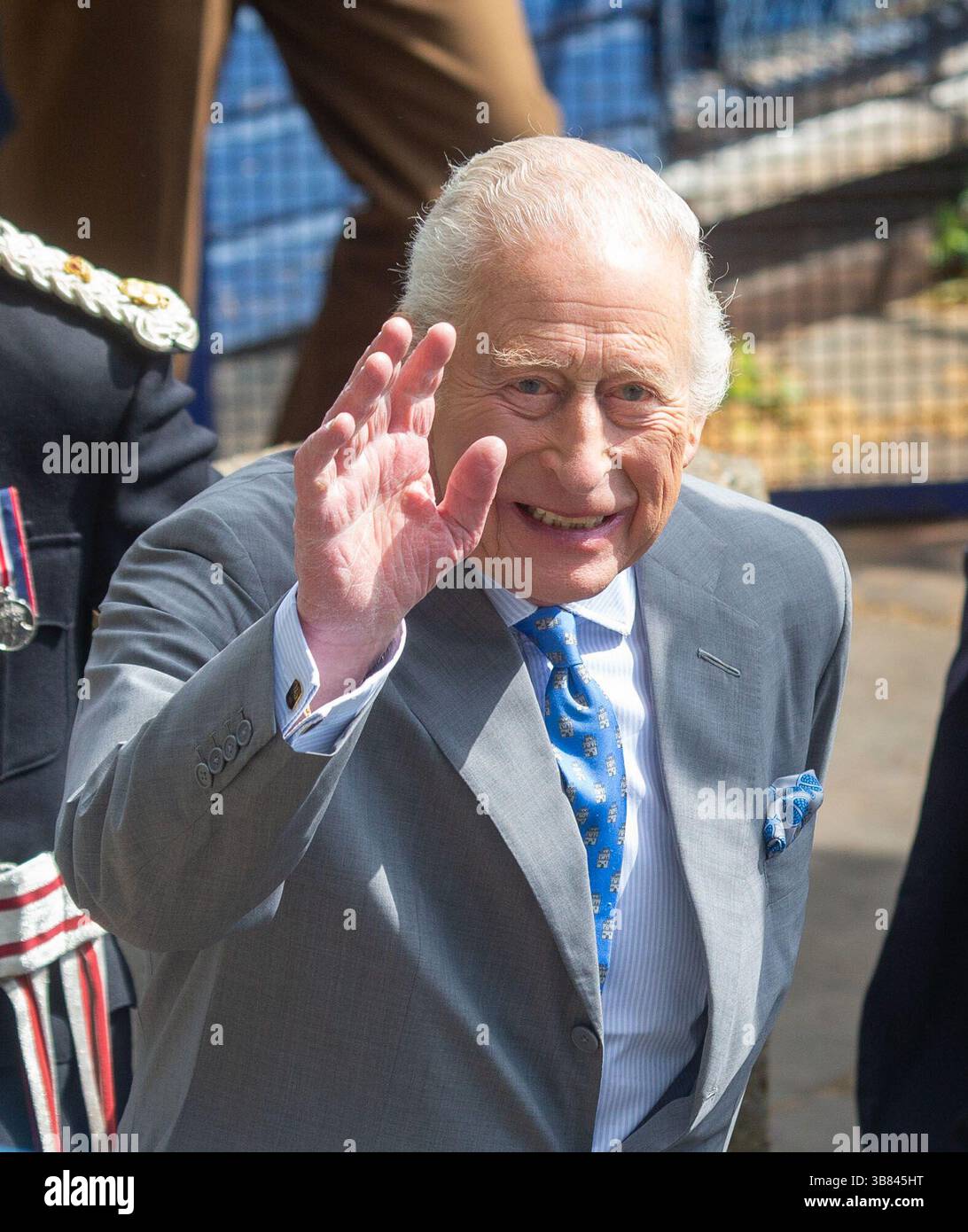 London, England, UK. 7th May, 2025. King CHARLES III arrives at ...