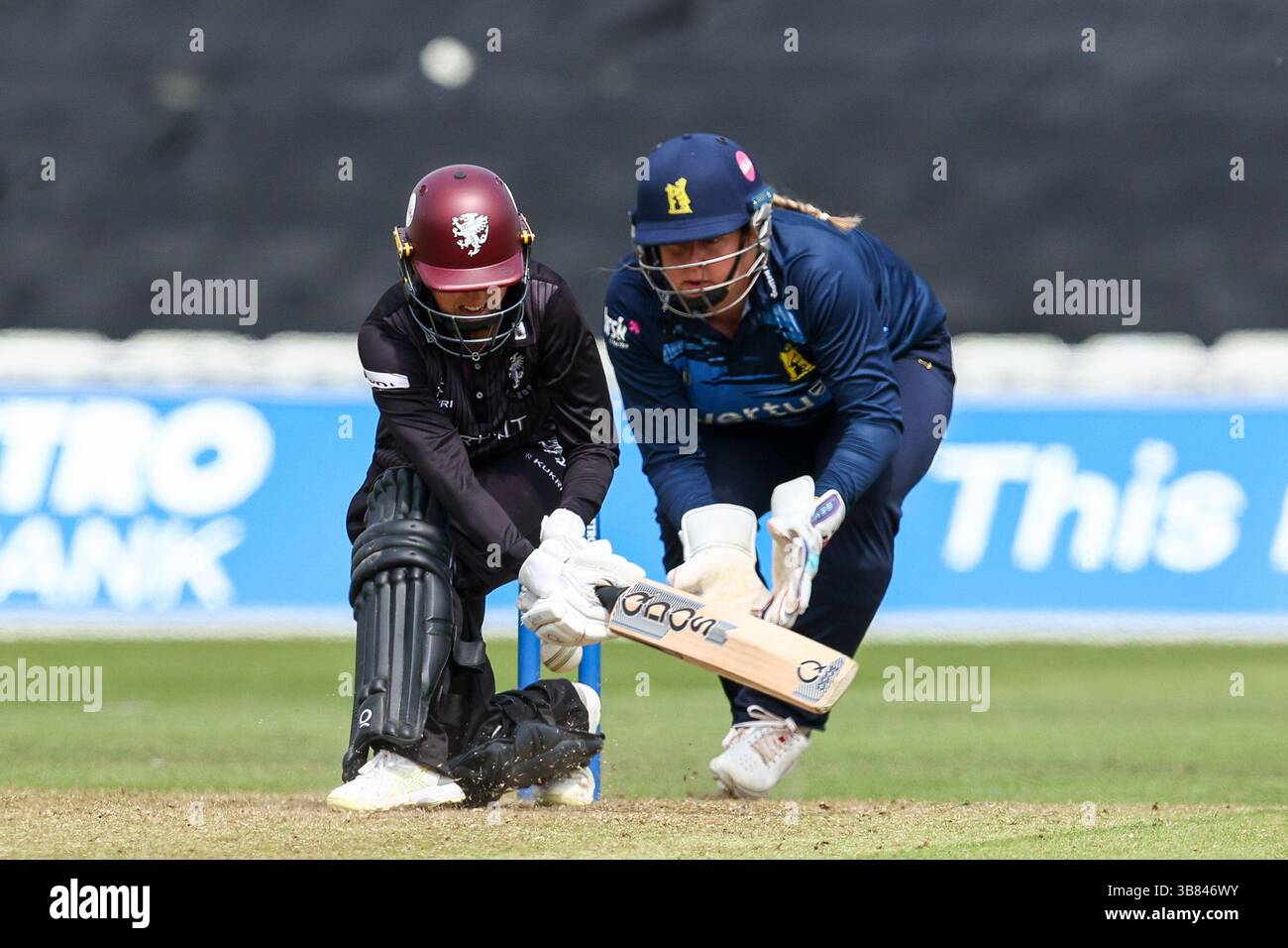 Birmingham, UK. 07th May, 2025. #35, Fran Wilson of Somerset in action ...