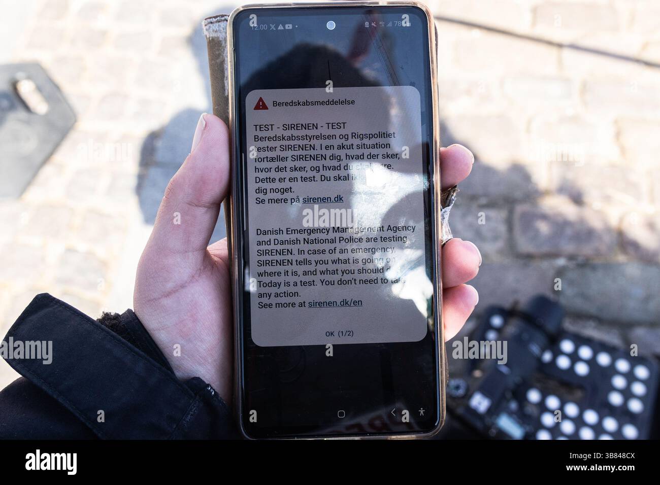 Copenhagen, Denmark. 07th May, 2025. The Danish Emergency Management ...