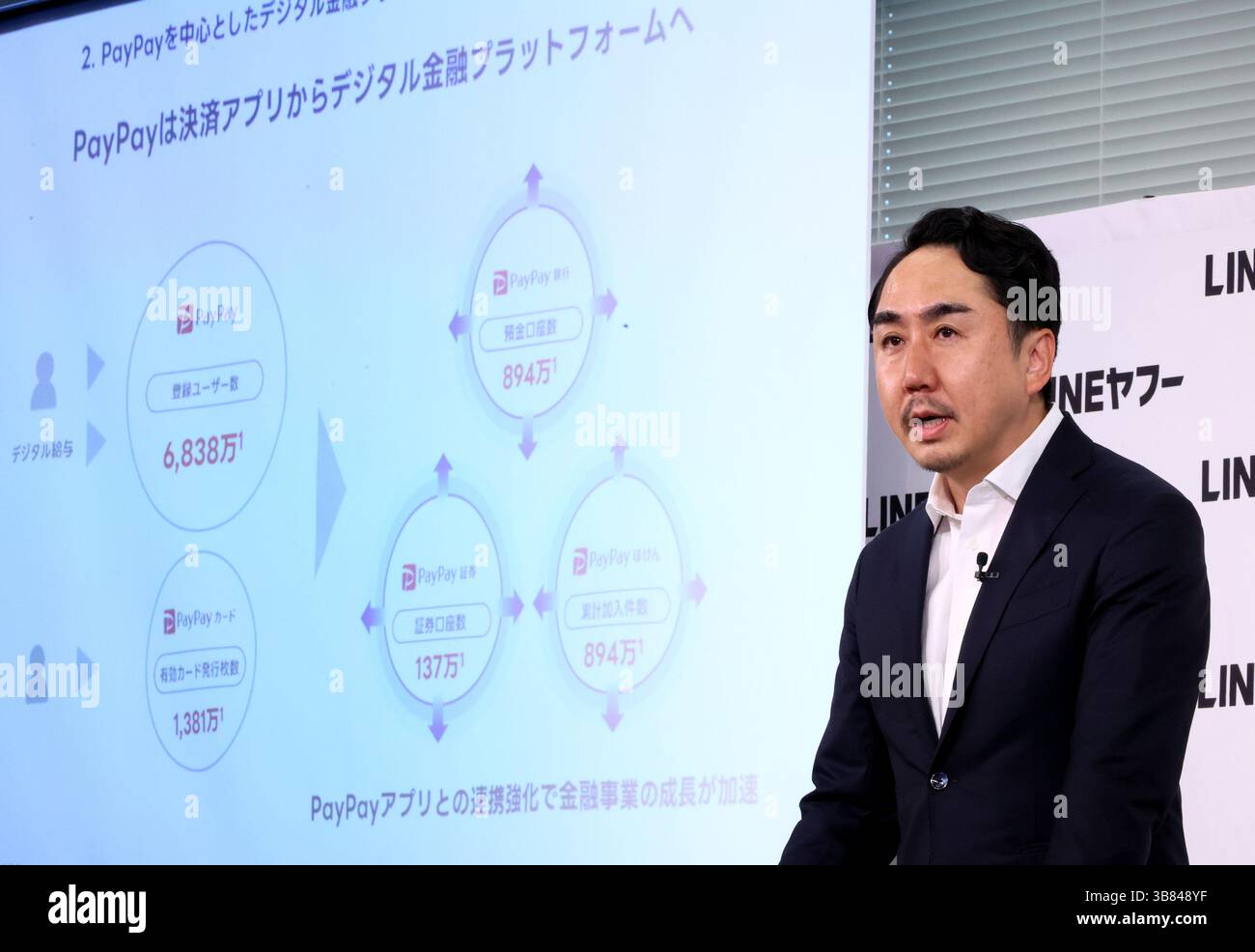 Tokyo, Japan. 7th May, 2025. Japan's internet company LY Corporation ...