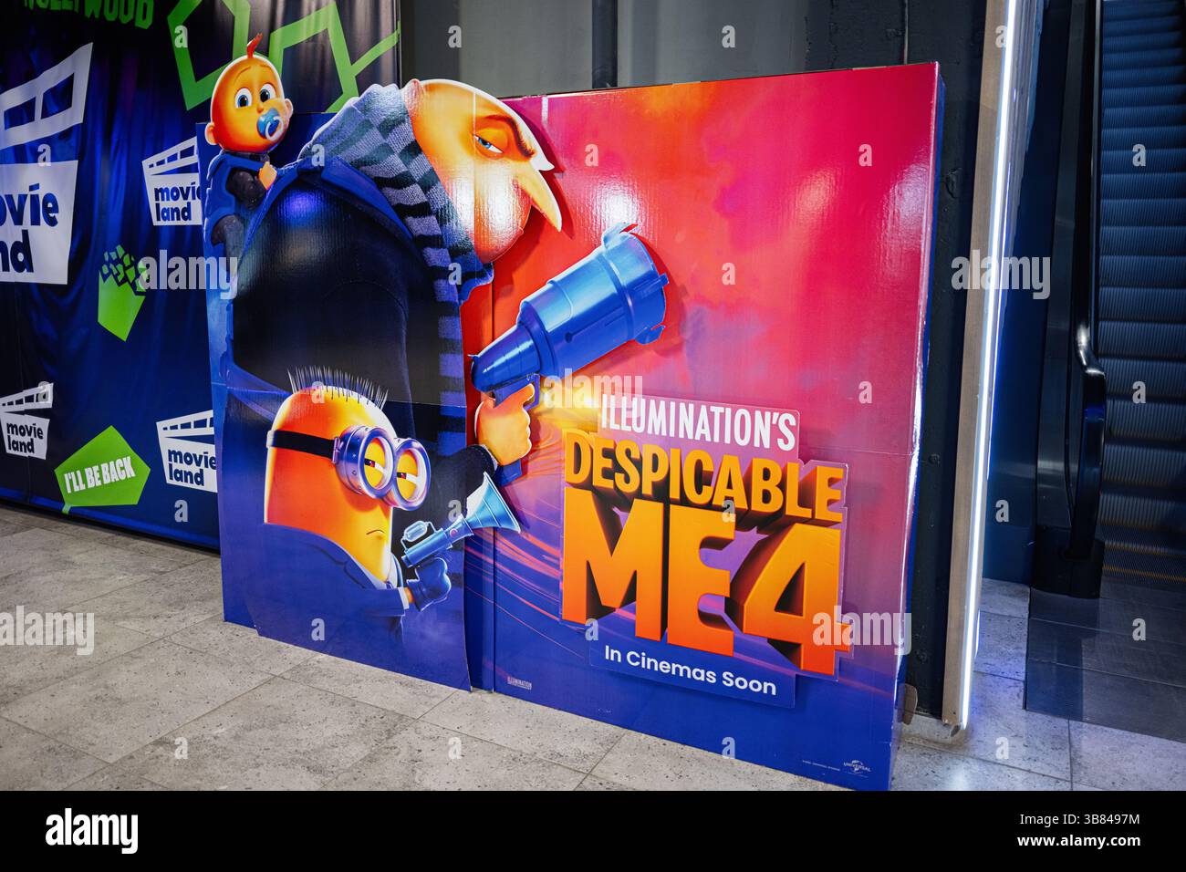 Ivano-Frankivsk, Ukraine - April 29, 2025: Colorful advertisement ...