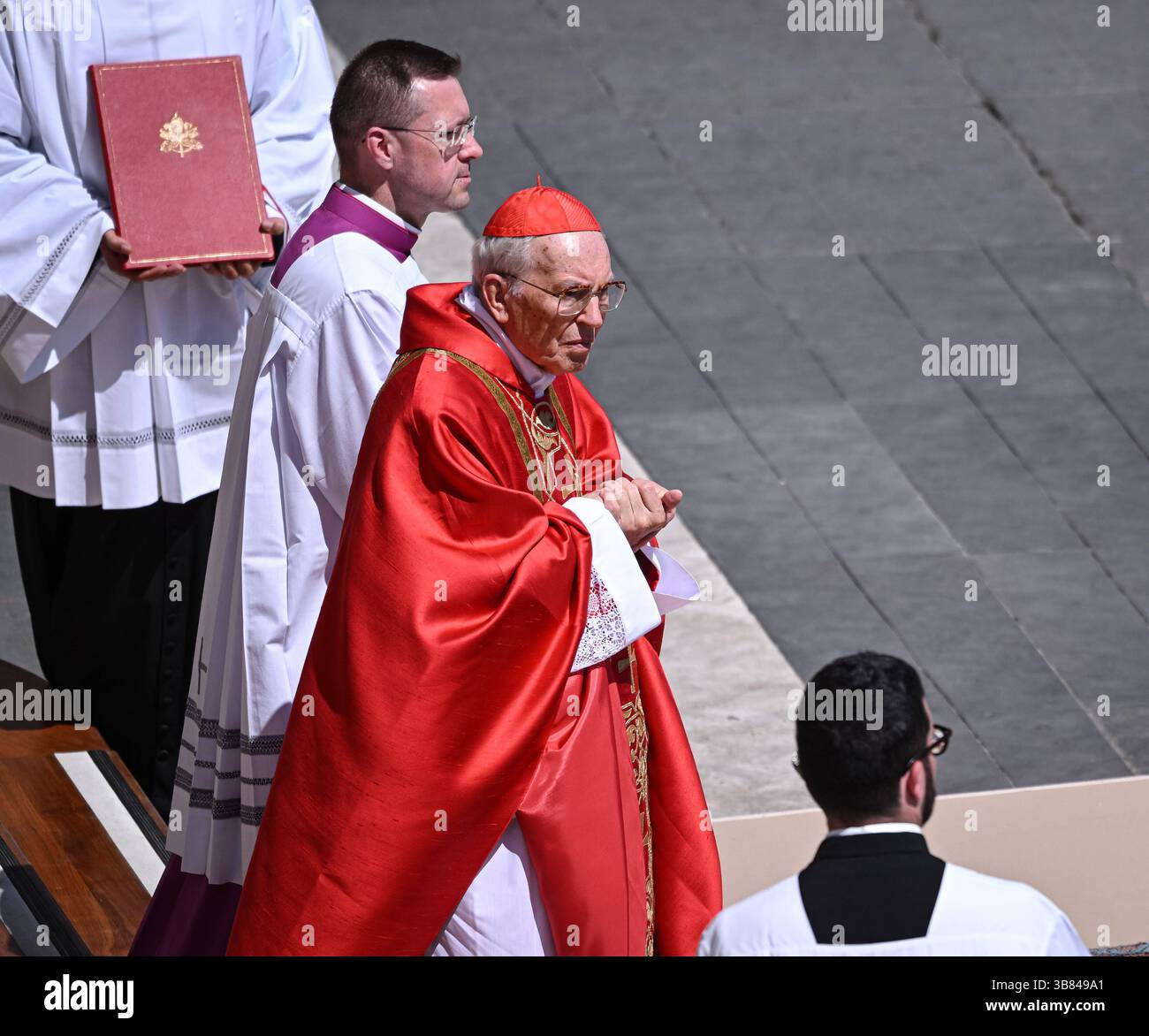 Rom, Vatikan 26.04.2025 Beerdigung Papst Franziskus: Giovanni Battista ...