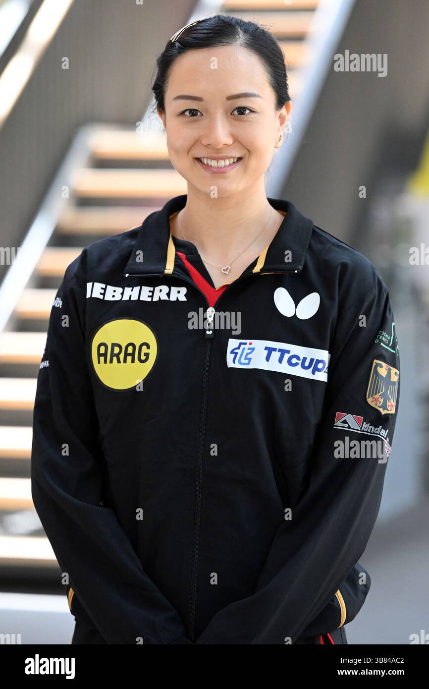 Duesseldorf, Germany. 07th May, 2025. Yuan Wan at the photo session during the media day of the ...