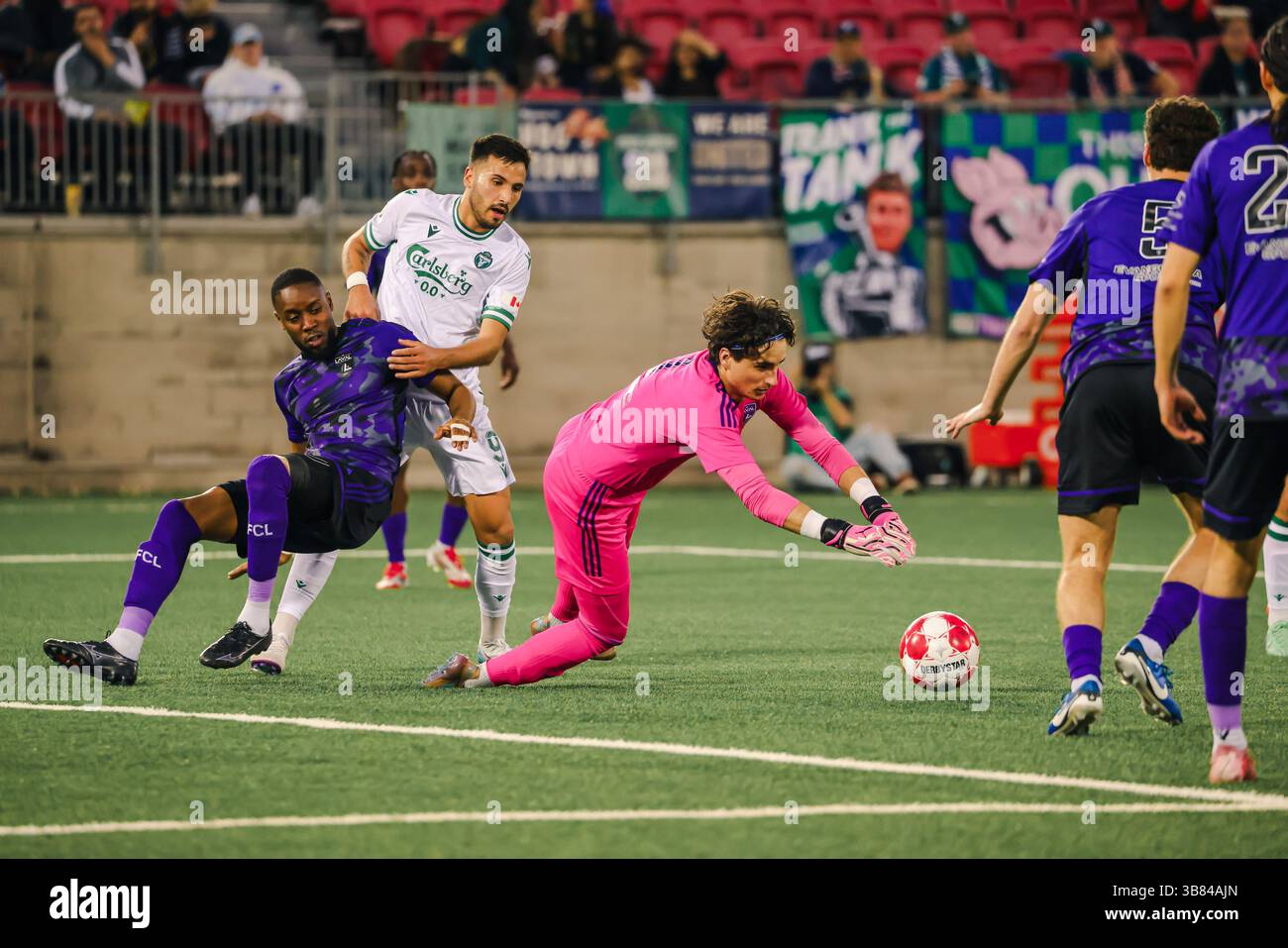 Toronto, Canada, May 6th 2025: Martin Cantona (1 FC Laval) in action ...